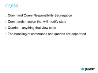 CQRS and Event Sourcing | PPT