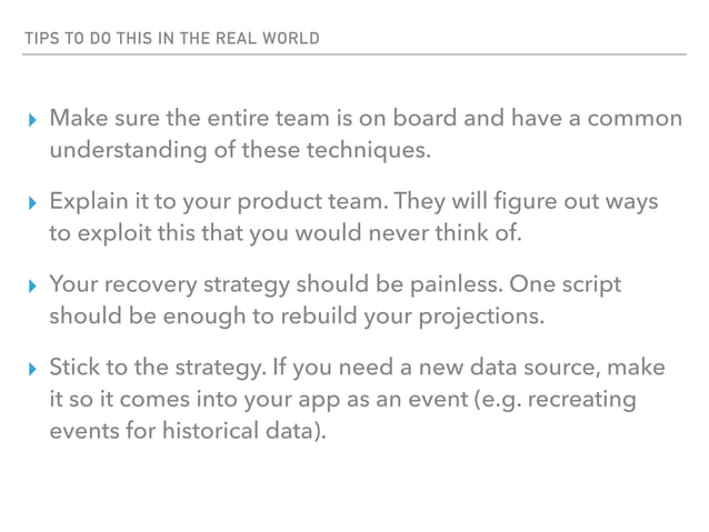 Diving into event-sourcing and event-driven architectures | PPT