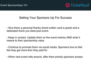 Event Sponsorships 101: How to Grow Your Event Revenue with ...