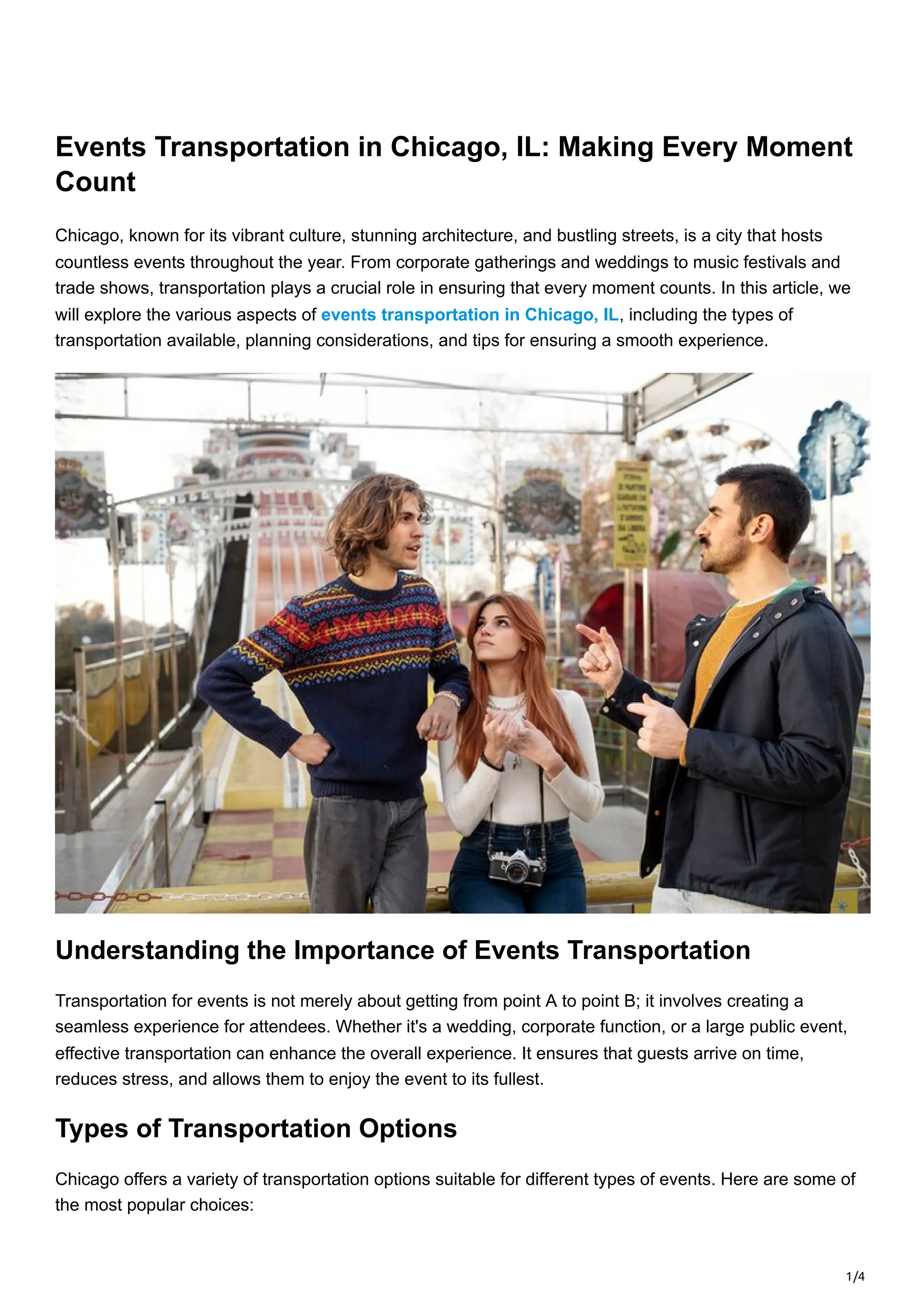 Events Transportation in Chicago IL Making Every Moment Count.pdf | Free Download