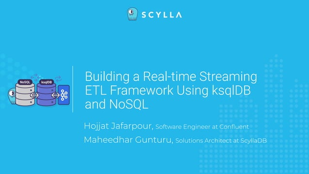 Building A Real Time Streaming Etl Framework Using Ksqldb And Nosql Ppt