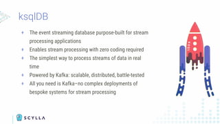 Building a Real-time Streaming ETL Framework Using ksqlDB and NoSQL | PDF