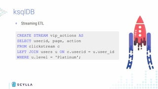 Building a Real-time Streaming ETL Framework Using ksqlDB and NoSQL | PDF
