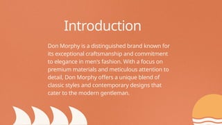 Event Suits for men choose your attire with Don Morphy | PPT