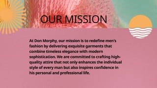 Event Suits for men choose your attire with Don Morphy | PPT
