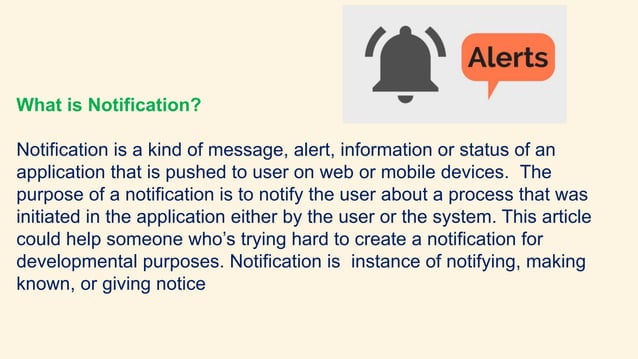 Events vs Notifications | PPT