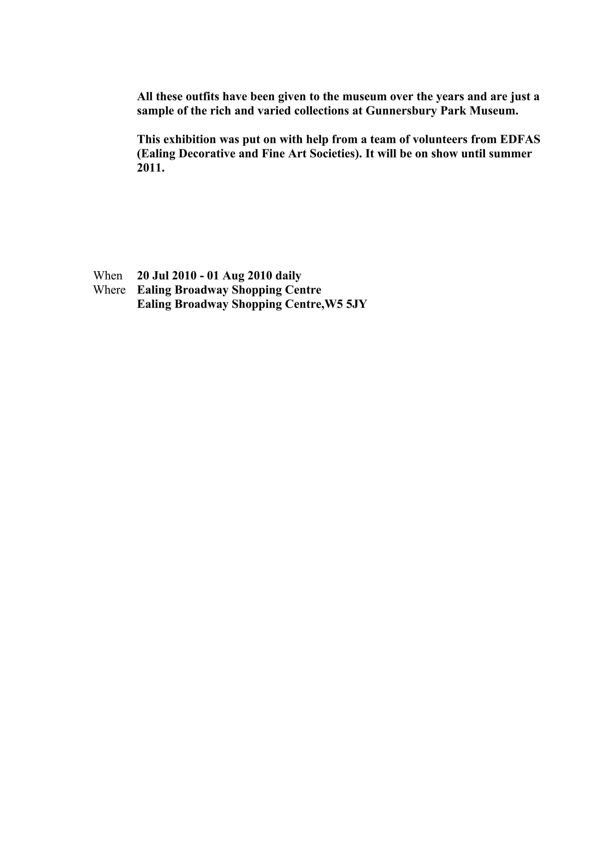 Event tacking place in houslow and ealing | PDF