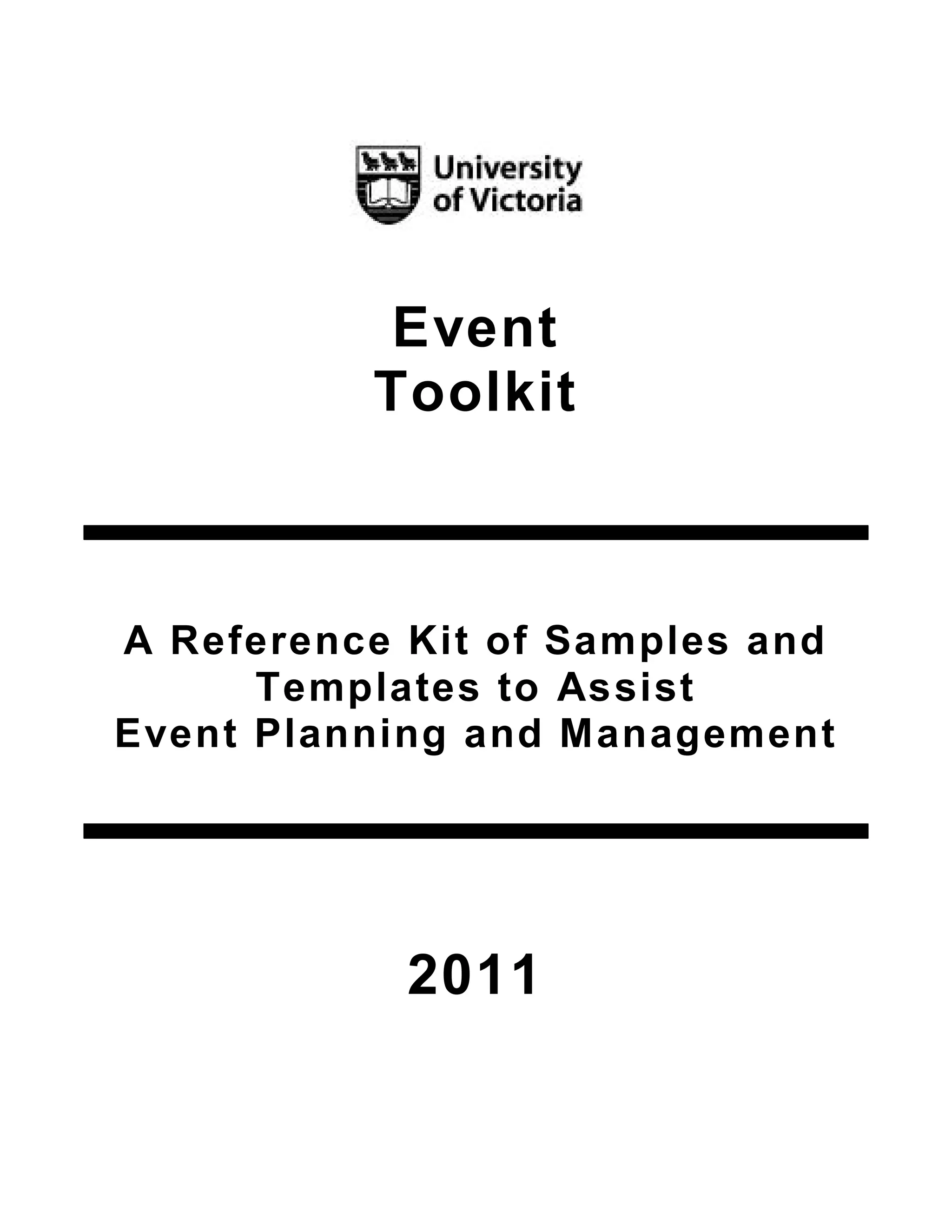 Event toolkit 2011 | PDF