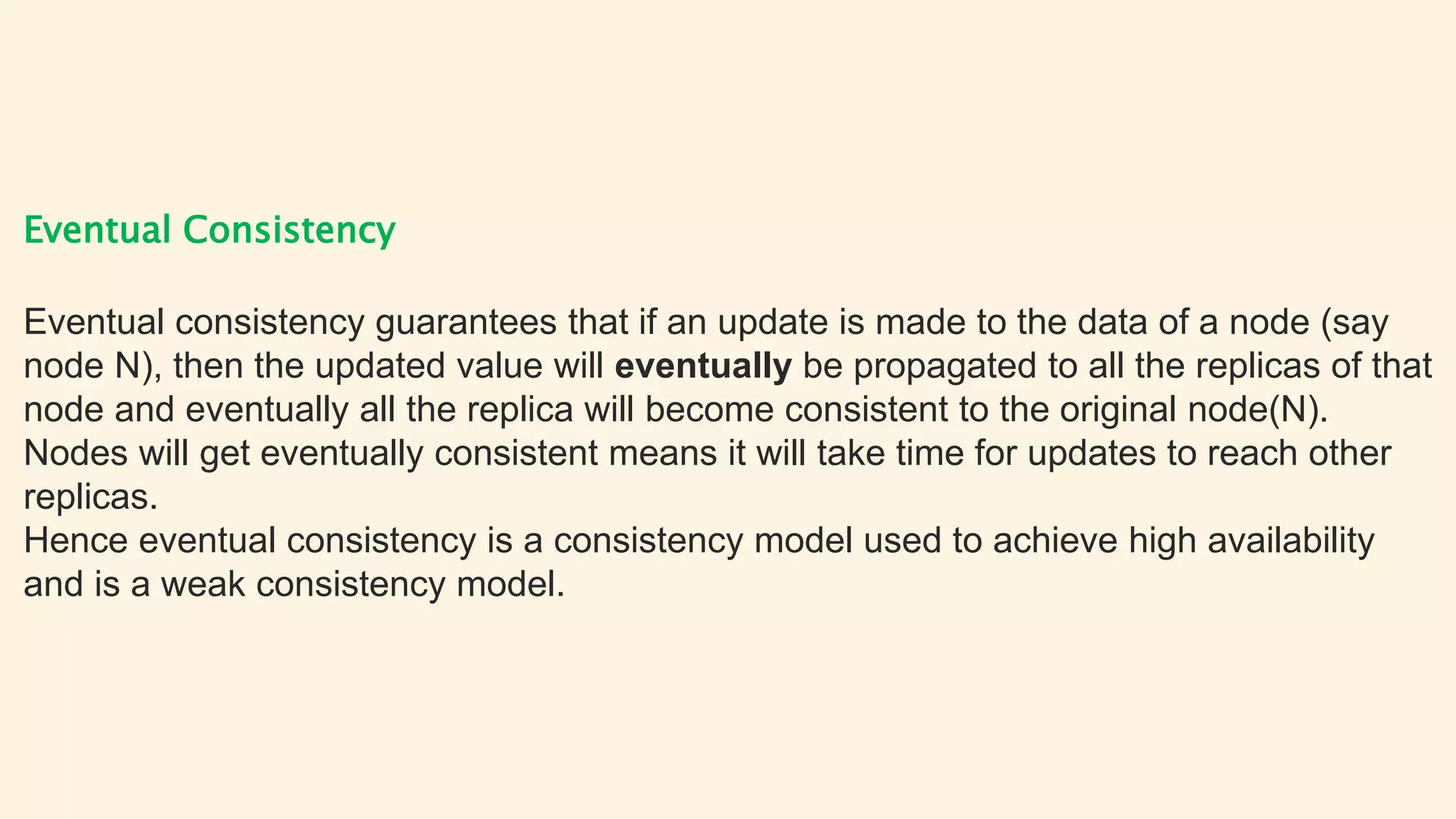 Eventual consistency vs Strong consistency what is the difference | PPT
