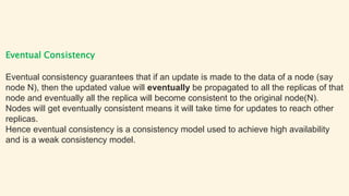 Eventual consistency vs Strong consistency what is the difference | PPT