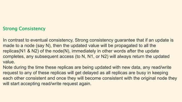 Eventual consistency vs Strong consistency what is the difference | PPT