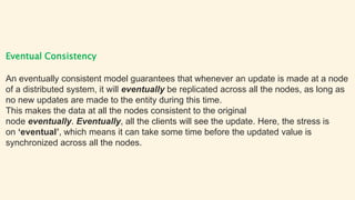 Eventual consistency vs Strong consistency what is the difference | PPT