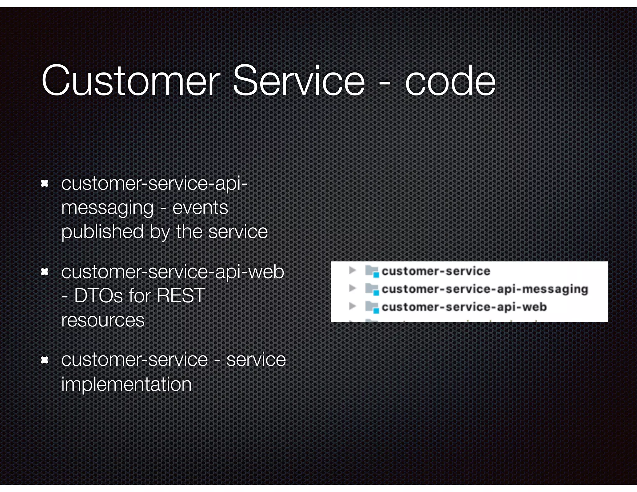Overview Of The Eventuate Tram Customers And Orders Application Ppt