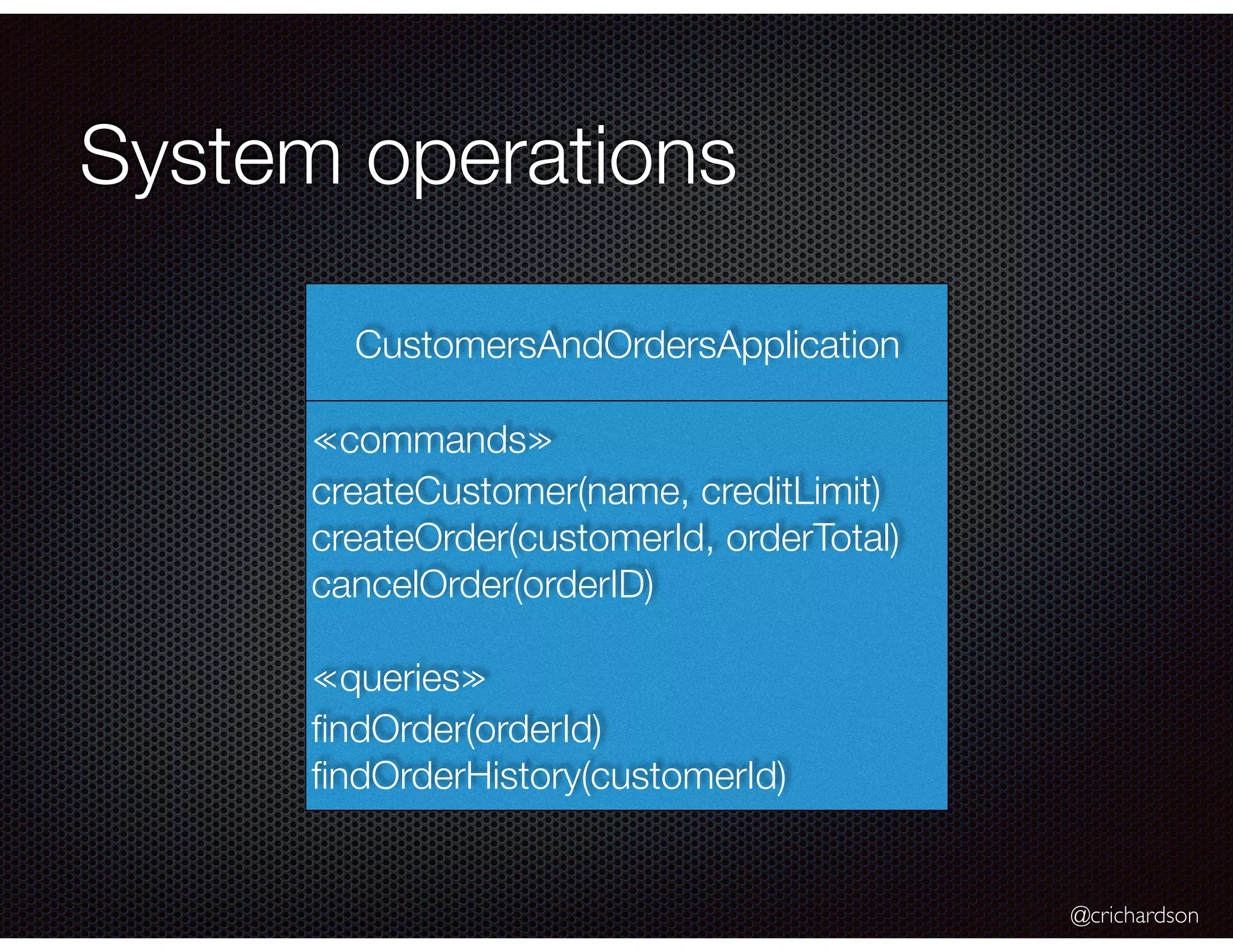 Overview Of The Eventuate Tram Customers And Orders Application Ppt