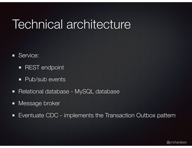 Overview Of The Eventuate Tram Customers And Orders Application Ppt