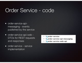 Overview of the Eventuate Tram Customers and Orders application | PPT