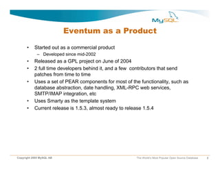 Eventum Presentation | PPT