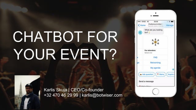 Chatbot for your event?! | PPT