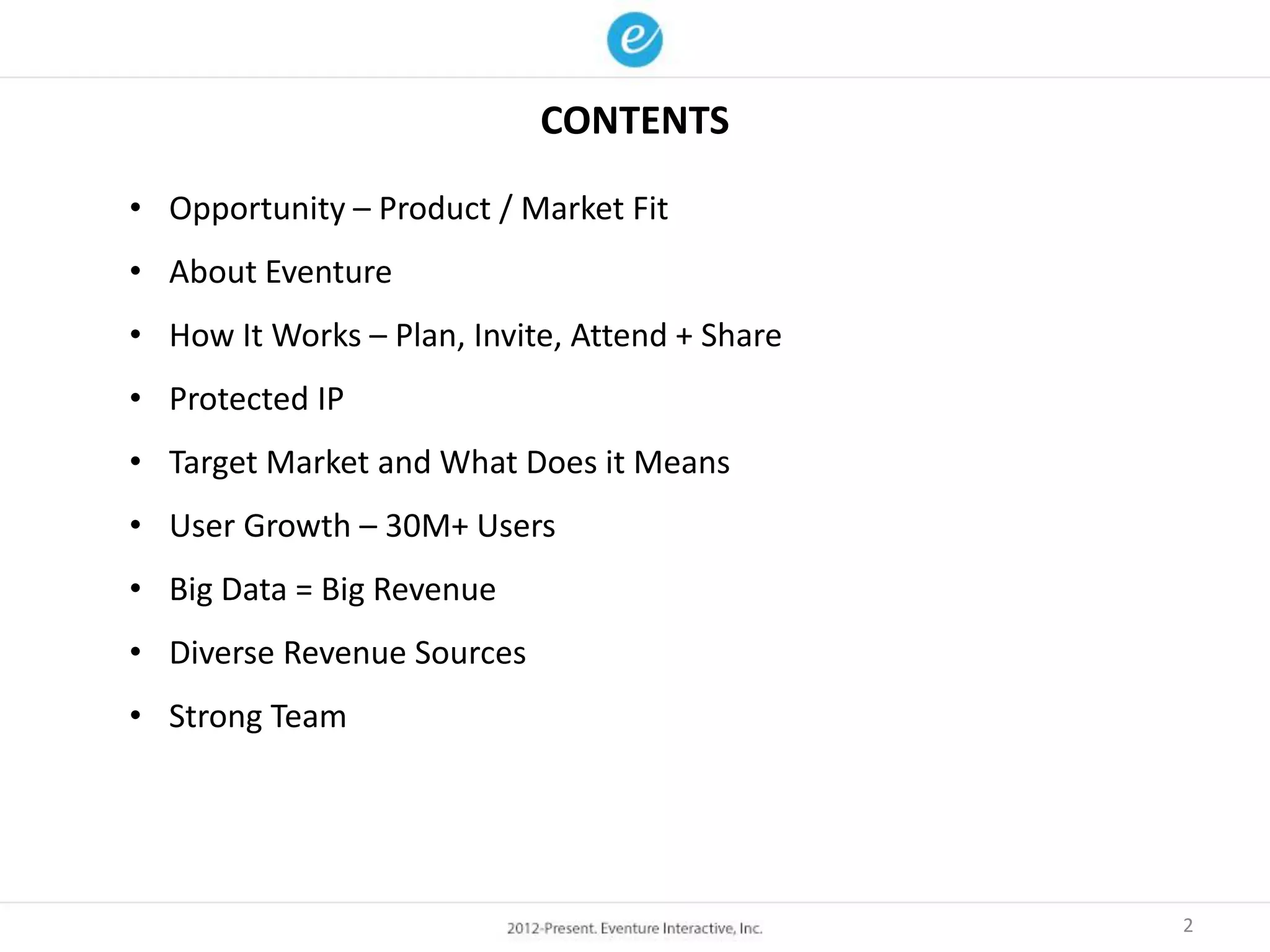 Eventure Presentation | PPT