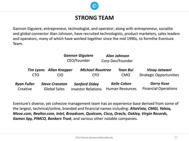 Eventure Presentation | PPT