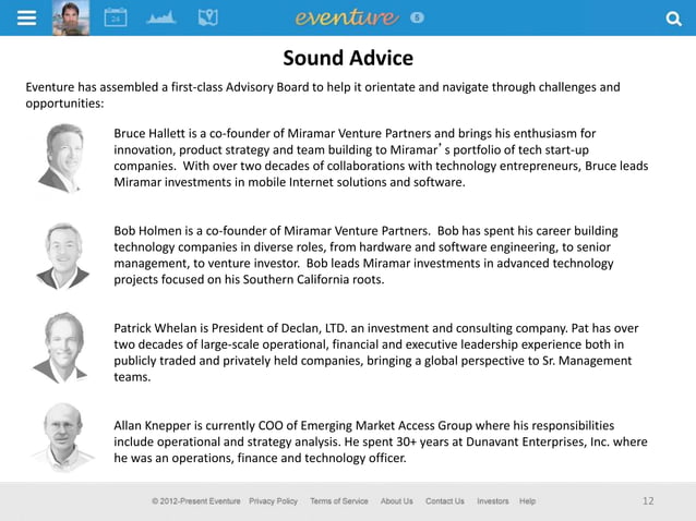 Eventure Interactive - Summary Presentation | PPT