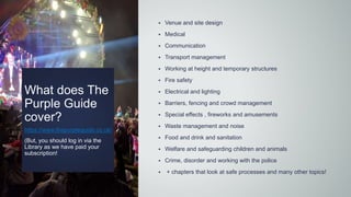 Event venues and resources | PPTX