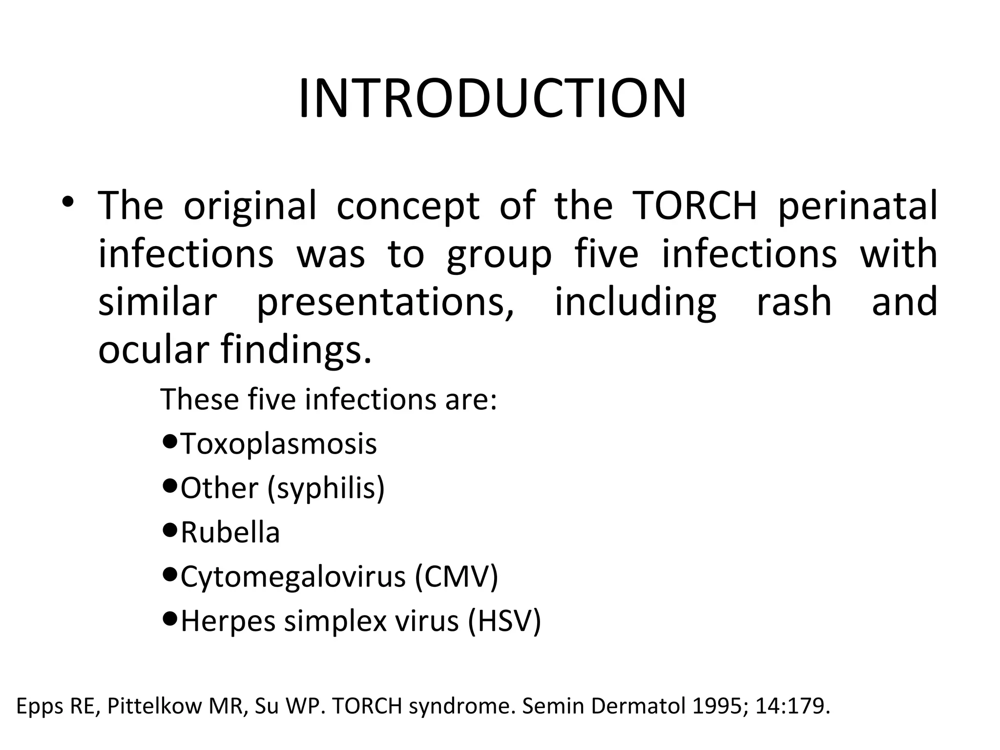 Torch Infection | PPT