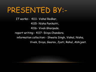 Role of information technology & industrialization on environment | PPT