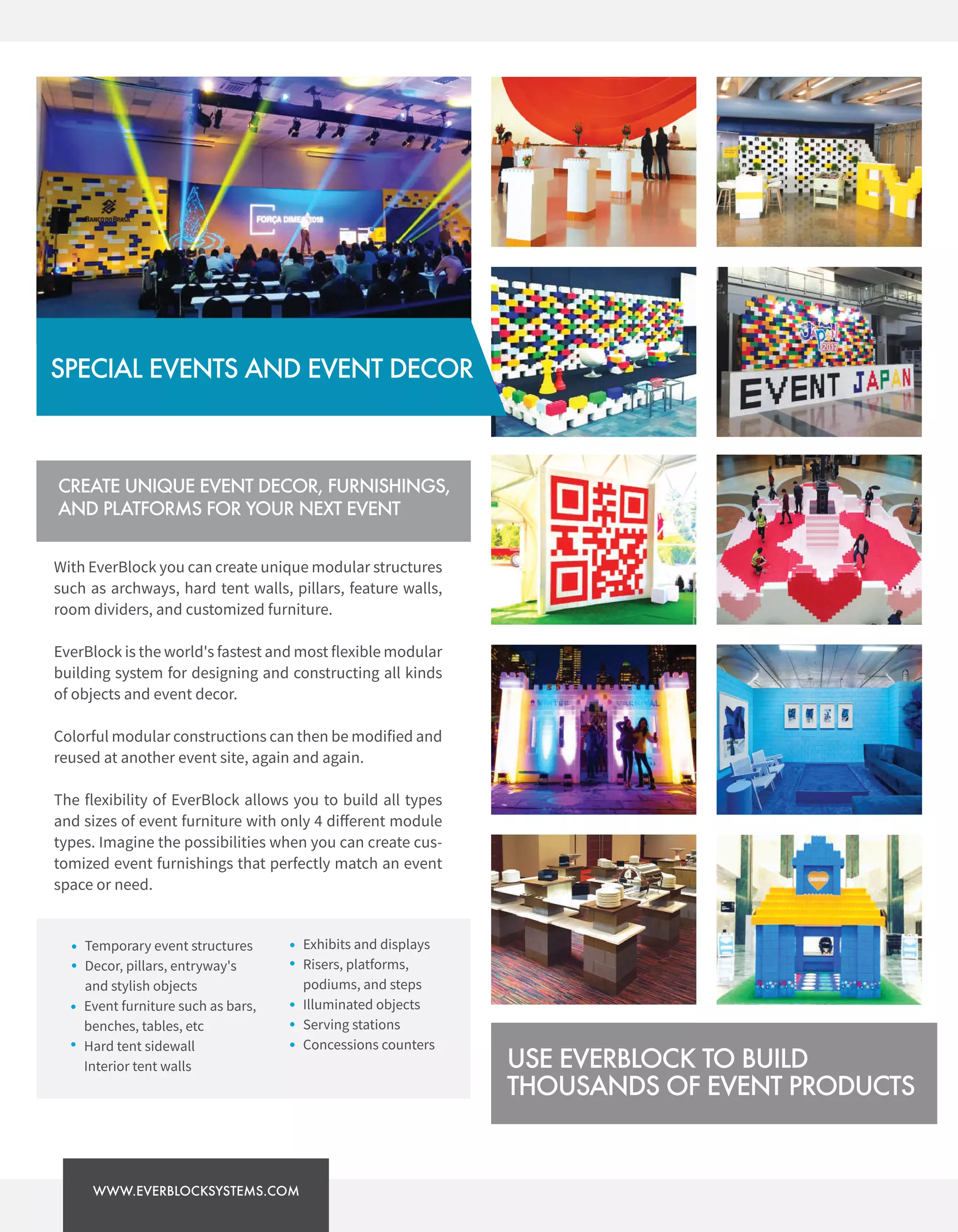 EverBlock Modular Building Blocks - brochure 2019 | PDF