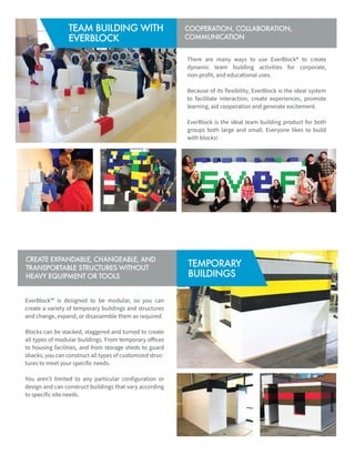 EverBlock Modular Building Blocks - brochure 2019 | PDF