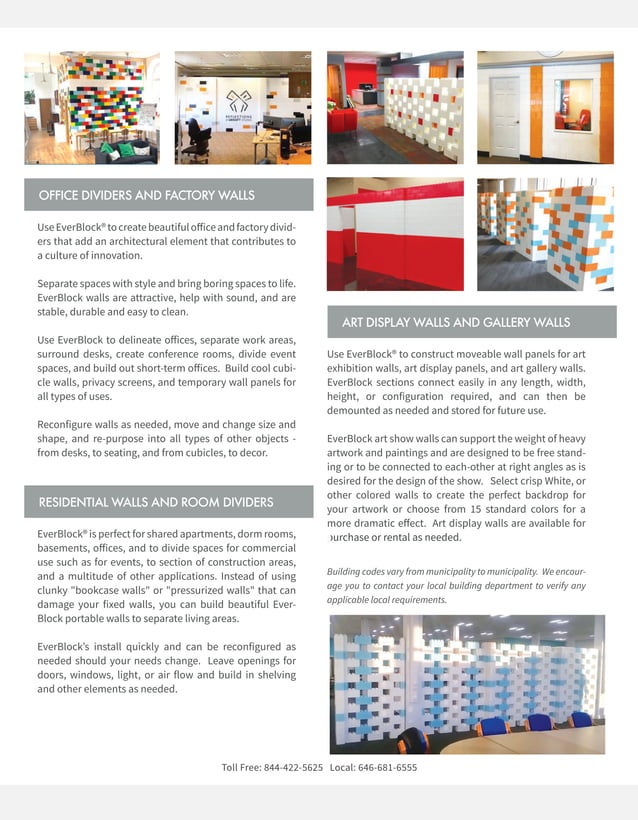 EverBlock Modular Building Blocks - brochure 2019 | PDF