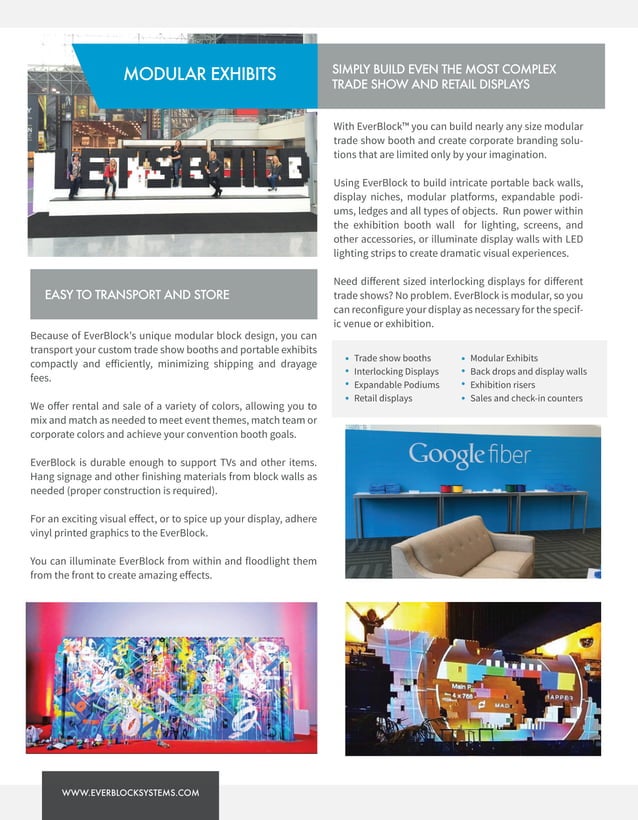 EverBlock Modular Building Blocks - brochure 2019 | PDF