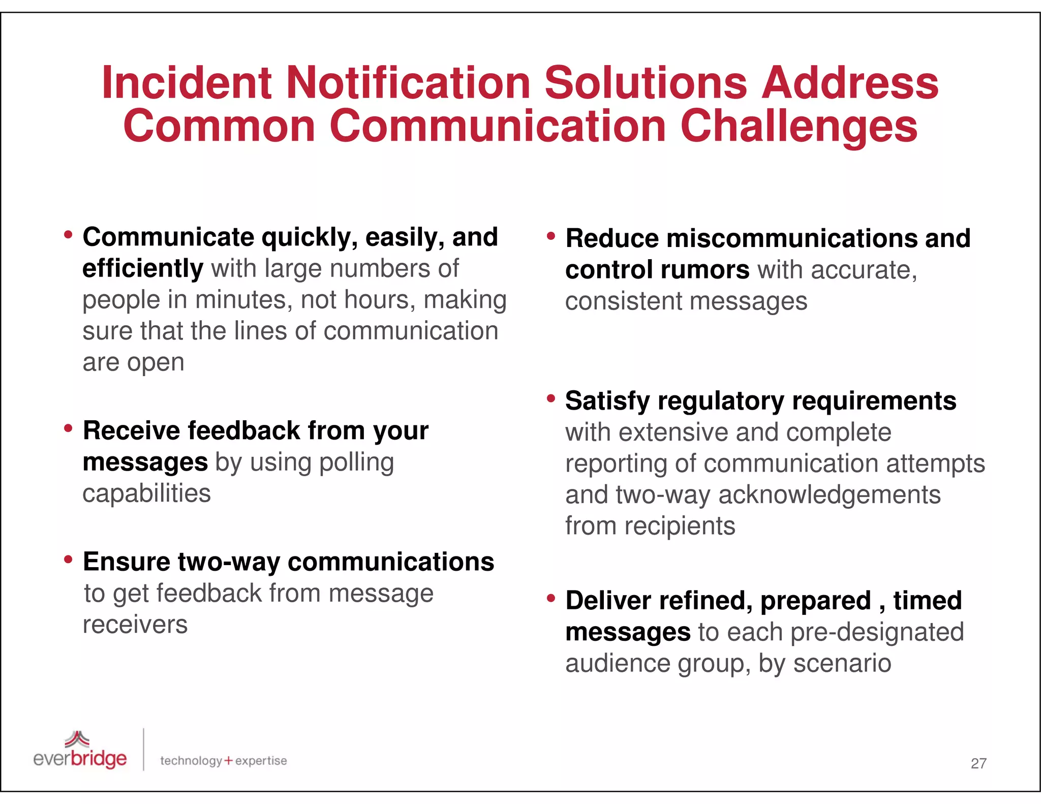 Everbridge Decision Making During Disasters | PDF