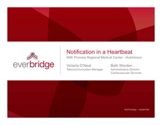 Everbridge: Notification in a Heartbeat | PDF