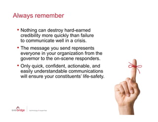 Everbridge Webinar - Message Mapping: Can You Hear Me Now? | PPT