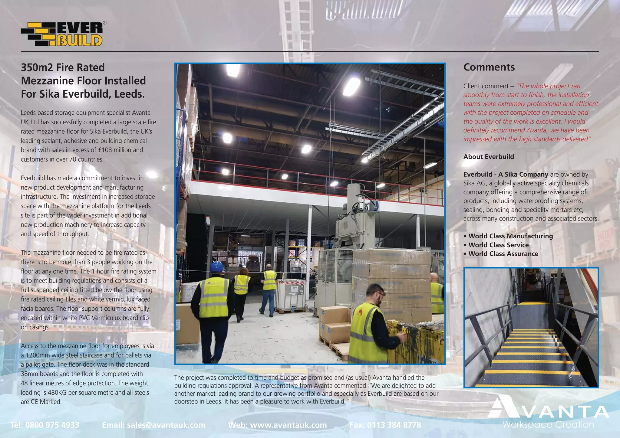 New Fire Rated Mezzanine Floor For Everbuild | PDF