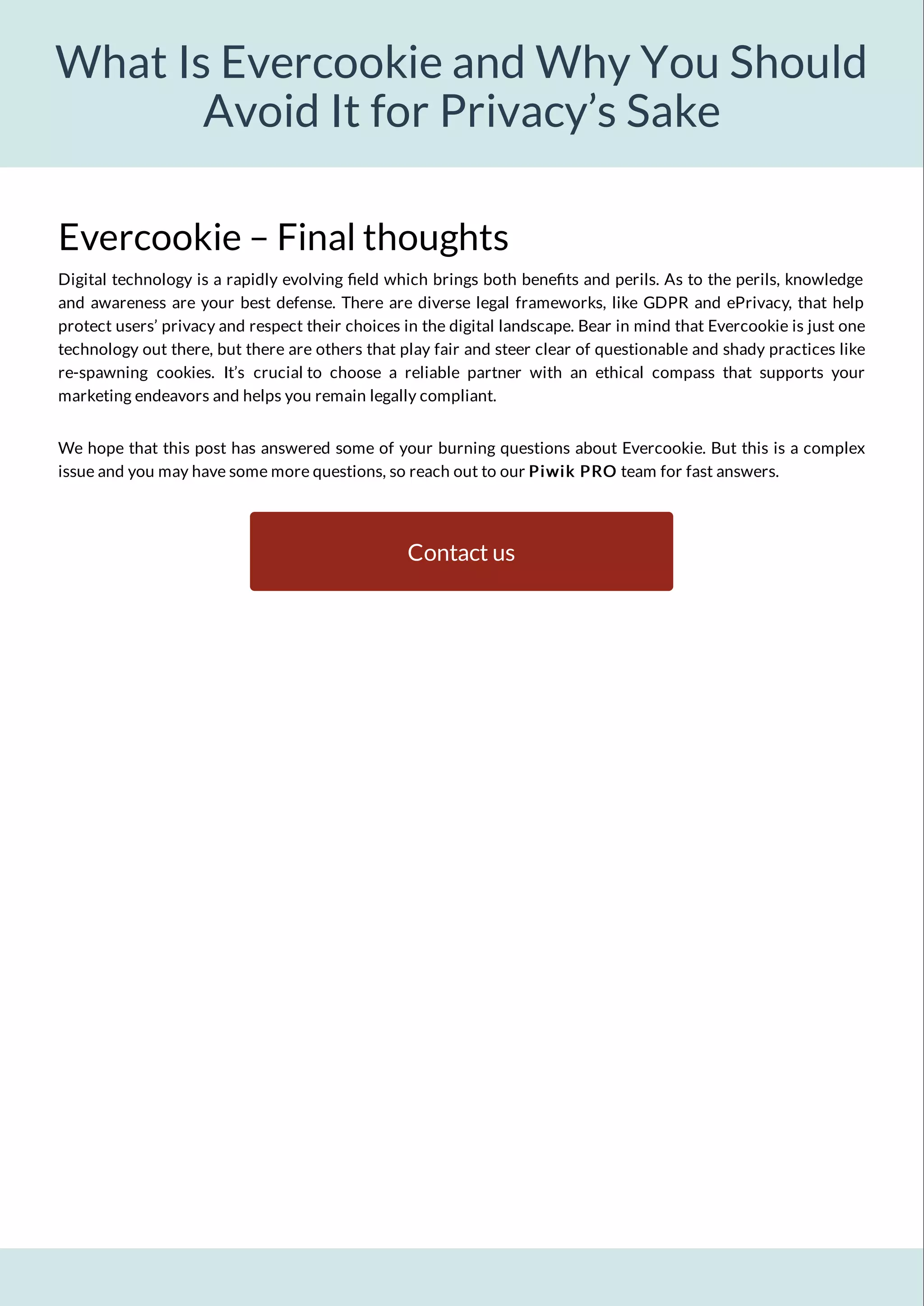 What Is Evercookie and Why You Should Avoid It for Privacy’s Sake | PDF