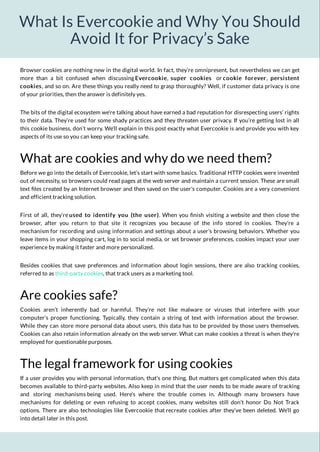What Is Evercookie and Why You Should Avoid It for Privacy’s Sake | PDF