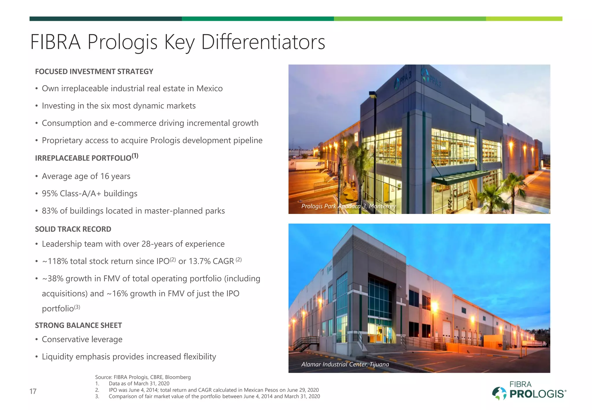 FIBRA Prologis Evercore ISI Non-Deal Roadshow | PDF