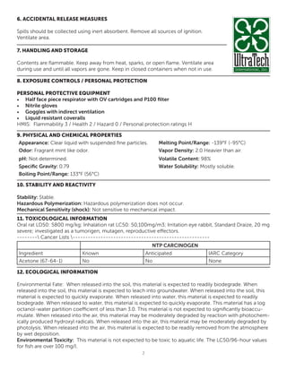 Ultra-Ever Dry - MSDS - Top Coat | PDF