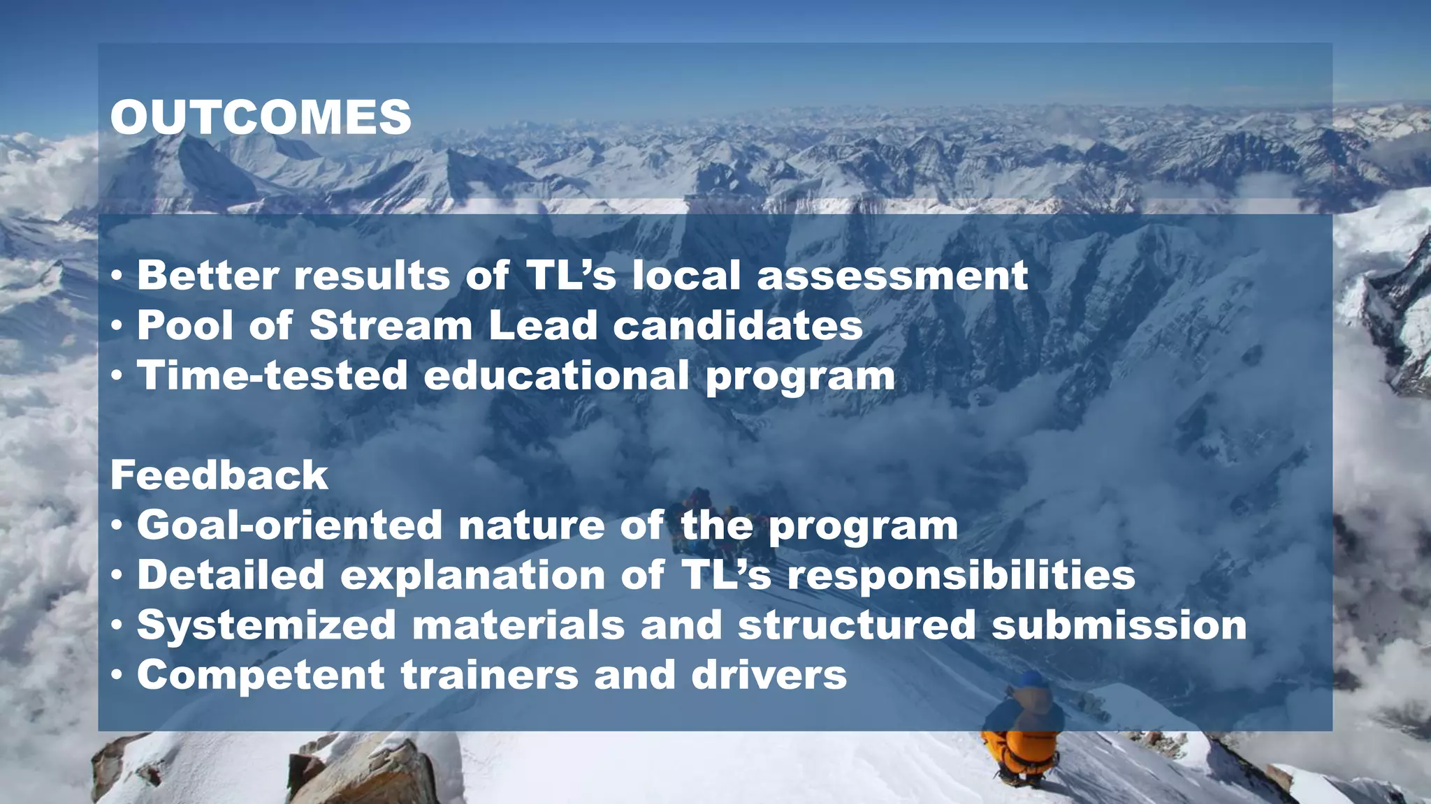 Everest: Team Leads Development Program | PPTX