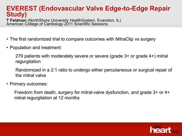 EVEREST trial - Summary & Results | PDF | Heart and Cardiovascular ...