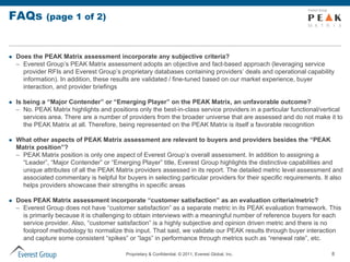Everest Group PEAK Matrix Overview | PPT