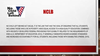 the history of special education | PPTX