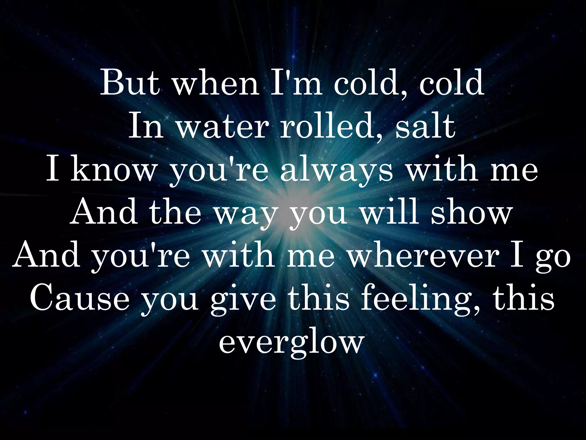 Everglow coldplay | PPTX