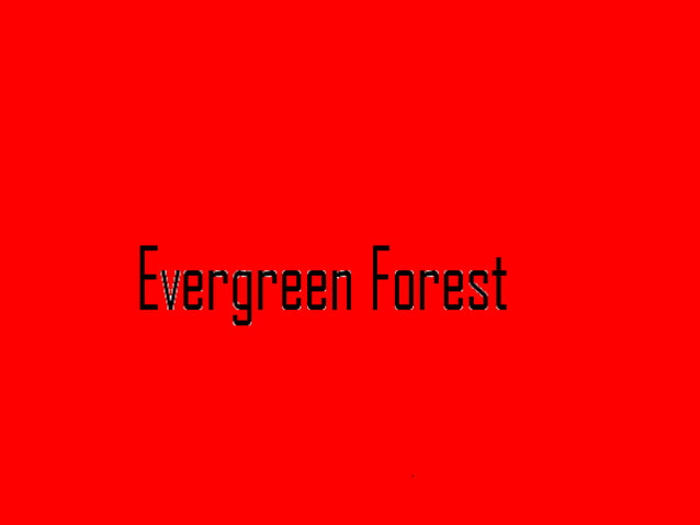 Evergreen forest info | PPT