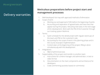 Evergreen IT development, support and service company presentation | PDF