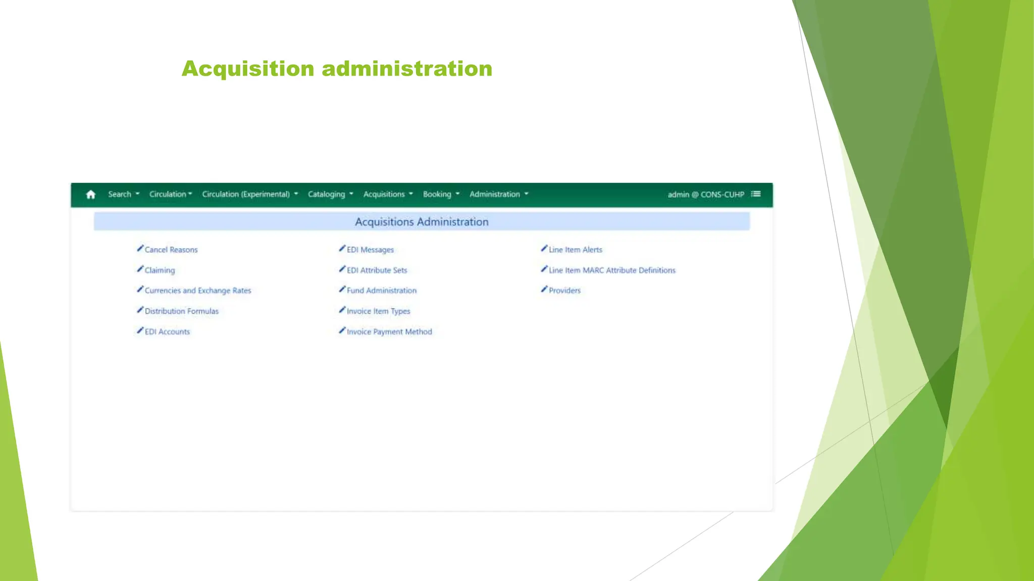 EVERGREEN LIBRARY MANAGEMENT SOFTWARE | PPTX