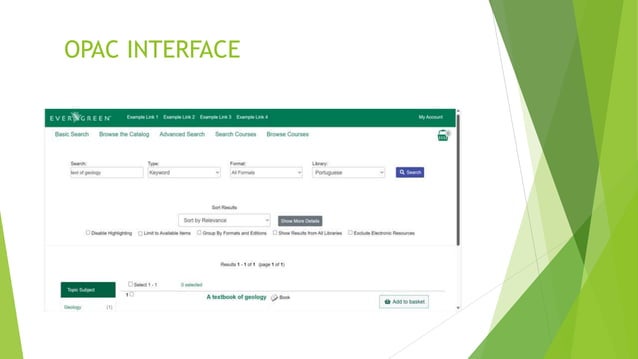 EVERGREEN LIBRARY MANAGEMENT SOFTWARE | PPTX