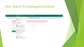 EVERGREEN LIBRARY MANAGEMENT SOFTWARE | PPTX
